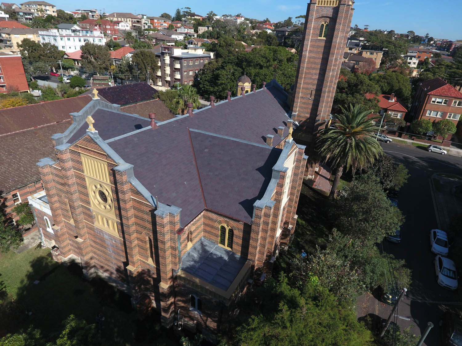 St Brigid's Parish Coogee Slate Roof Installation - Slate Roofing Australia